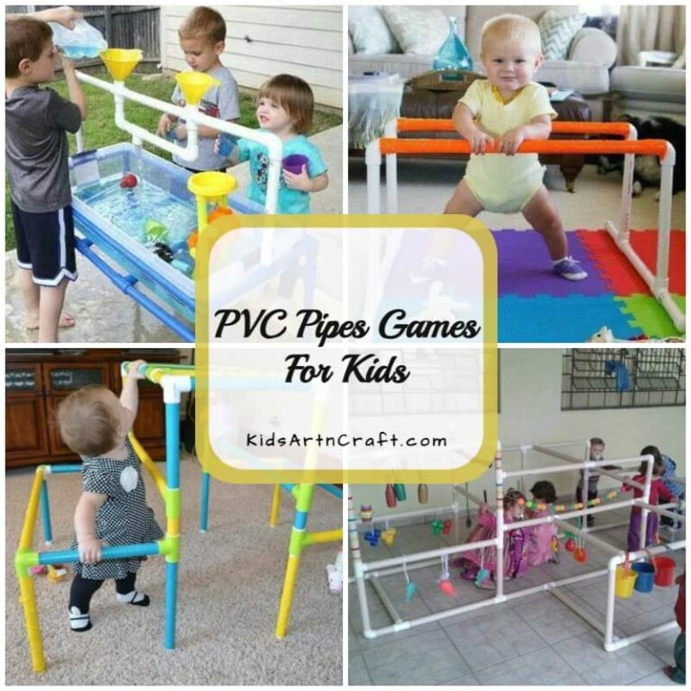 Games To Create For Kids with PVC Pipes - Kids Art & Craft