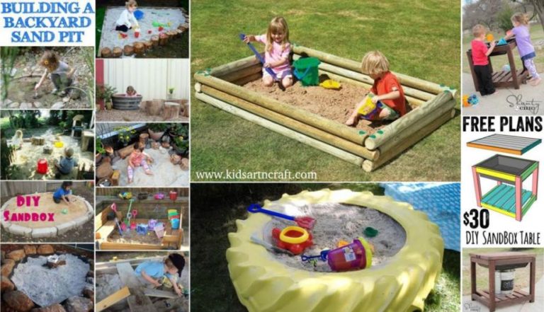 25 Creative DIY Sandbox Activities for Kids - Kids Art & Craft