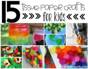 Easy Tissue Paper Crafts For Kids - Kids Art & Craft