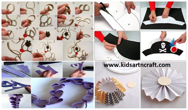 DIY Paper Crafts Ideas for Kids - Step By Step - Kids Art & Craft