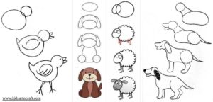 Learn to draw your kids with these ideas - Step by step - Kids Art & Craft