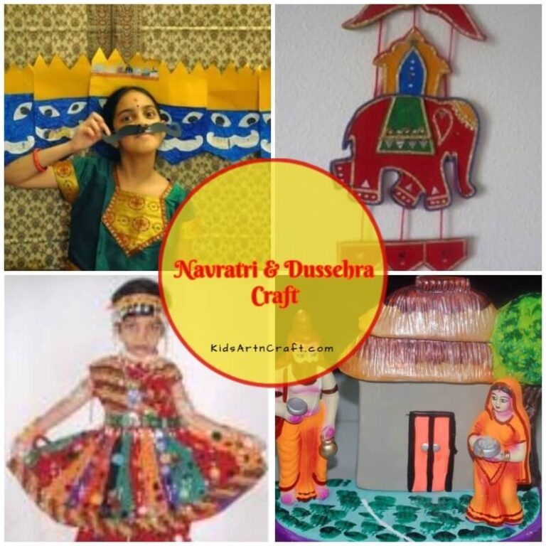 Navratri and Dussehra Craft Fun Activities For Kids - Kids Art & Craft