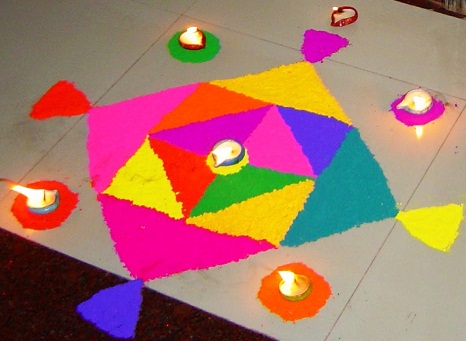 Easy & Creative Rangoli Designs for Kids - Kids Art & Craft