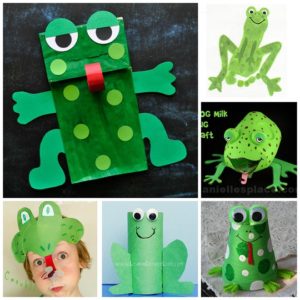 Easy Frog Crafts for Preschooler Kids to Make - Green Projects - Kids ...
