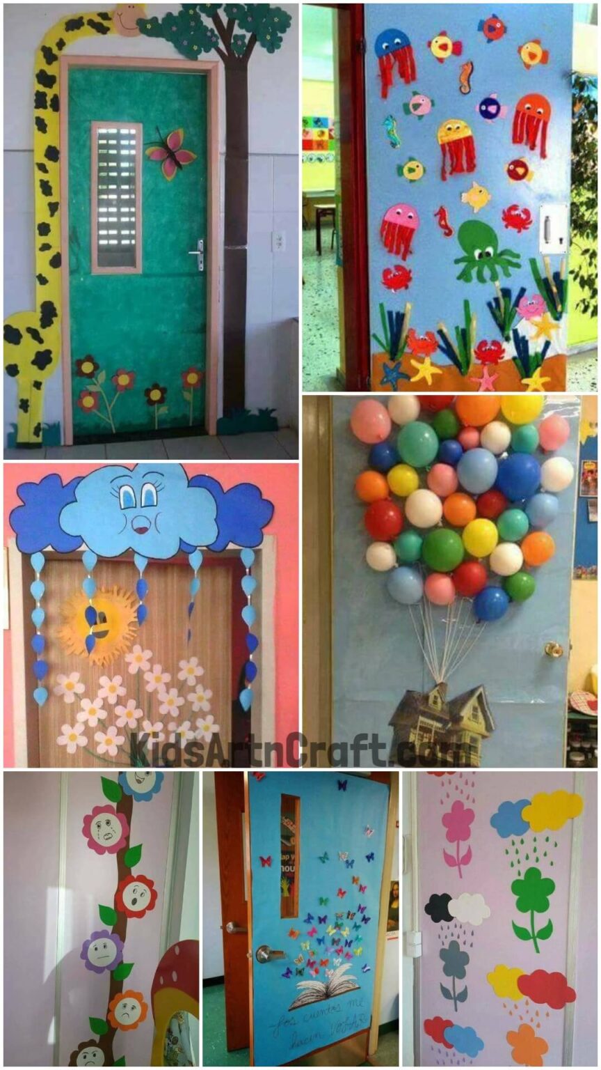 Classroom Door Decoration Ideas For Kindergarten - Kids Art & Craft