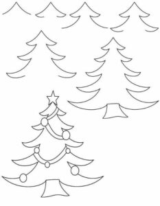 Christmas Drawing for Kids - Step By Step Tutorials - Kids Art & Craft