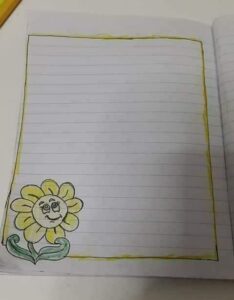 Handmade Border Designs for Project File Pages - Kids Art & Craft