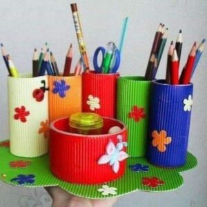 DIY Creative Pencil Holder Ideas - Stationery Organizers - Kids Art & Craft