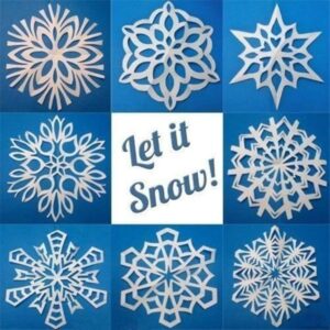 10+ Ways to Make 6 Pointed Paper Snowflakes - Kids Art & Craft