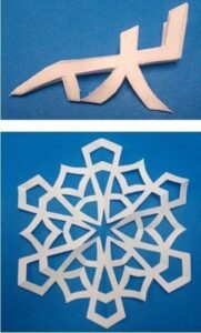 10+ Ways to Make 6 Pointed Paper Snowflakes - Kids Art & Craft