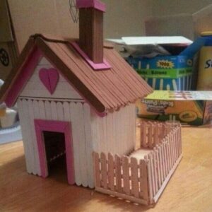 DIY Popsicle Stick Houses - Make Your Own Home - Kids Art & Craft
