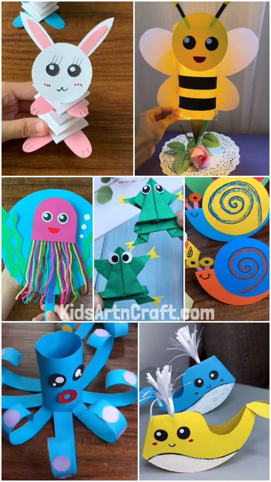 Easy DIY Animal Crafts: An Origami Zoo Of Your Own! - Kids Art & Craft