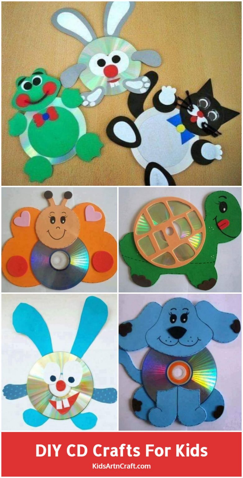 DIY CD Craft Ideas for Kids to Polish Their Creativity - Kids Art & Craft