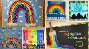 Rainbow Bulletin Board Ideas for Classroom Decoration - Kids Art & Craft
