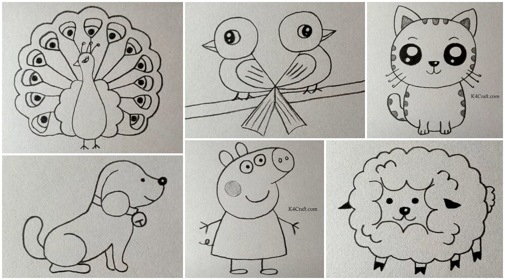 Simple Pencil Drawings For Kids To Sharpen Their Skills Kids Art Craft Simple Pencil Drawings For Kids To Sharpen Their Skills Kids Art Craft