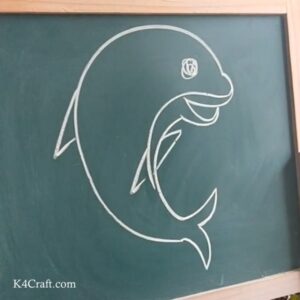 Easy Chalk Drawing on Board - Beginner Chalk Drawing For Children ...