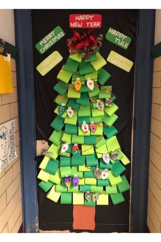 Elementary School Christmas Door Decorating Ideas For Preschoolers
