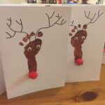 Christmas Footprint Crafts for Kids - Reindeer, Snowmen, Christmas Bell ...