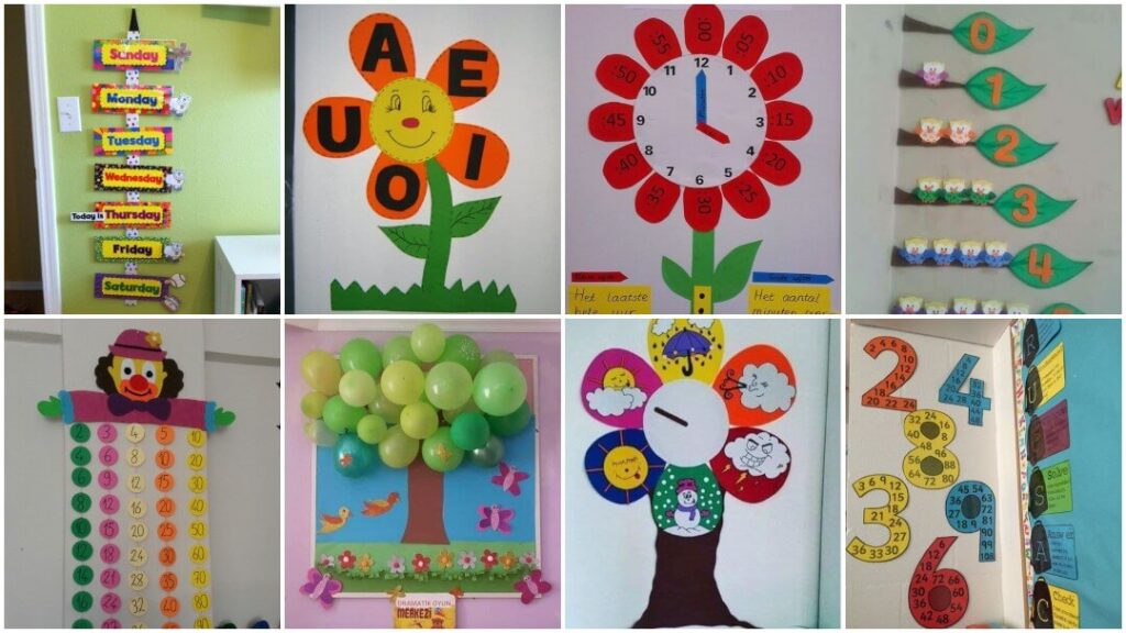 Classroom Decor Paper Craft Ideas for Kids - Handmade Wall Decoration ...