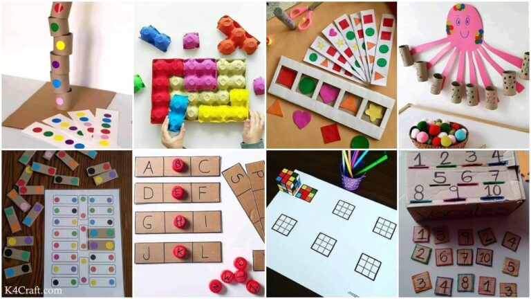 20+ Learning Activities for Kids To Do At Home - Kids Art & Craft
