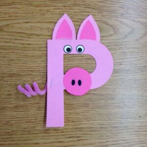 Pink Pig Crafts for Preschoolers & Toddlers - Kids Art & Craft