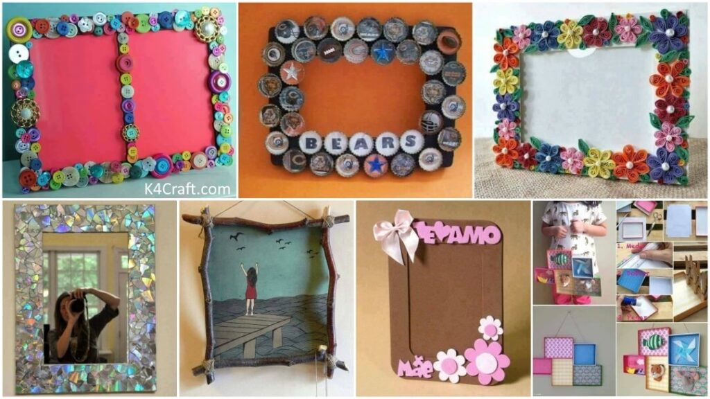 DIY Photo Frame Craft Ideas For Kids Kids Art Craft