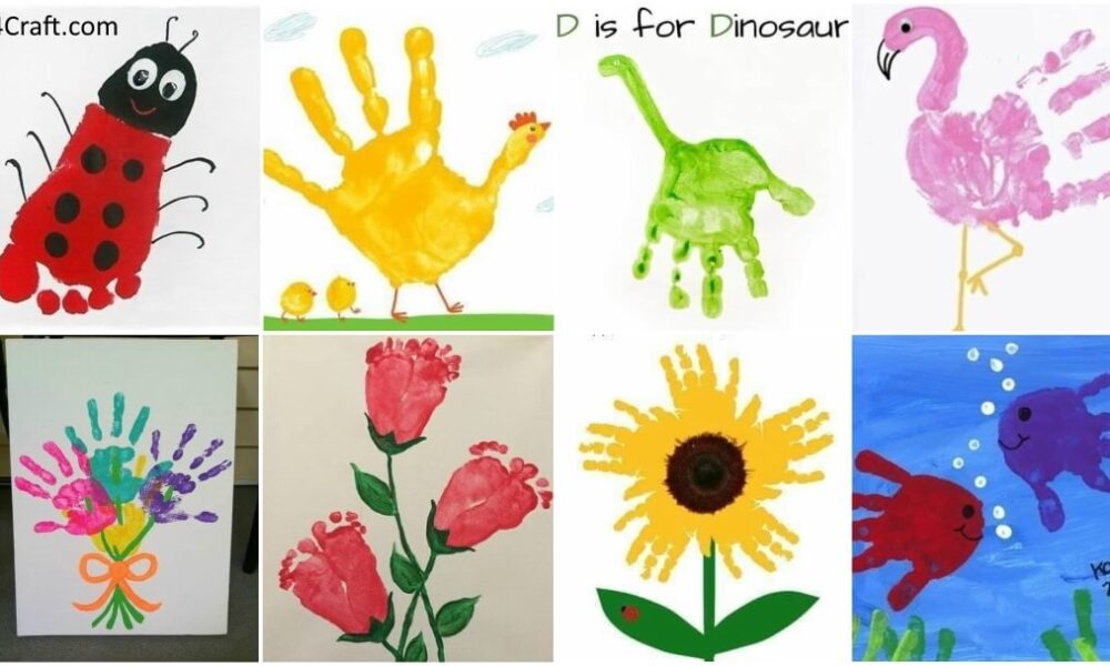 Paint Hand Prints And Footprints Ideas