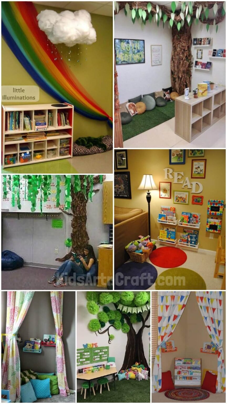 DIY Creative Reading Corner Ideas for Kids - Kids Art & Craft