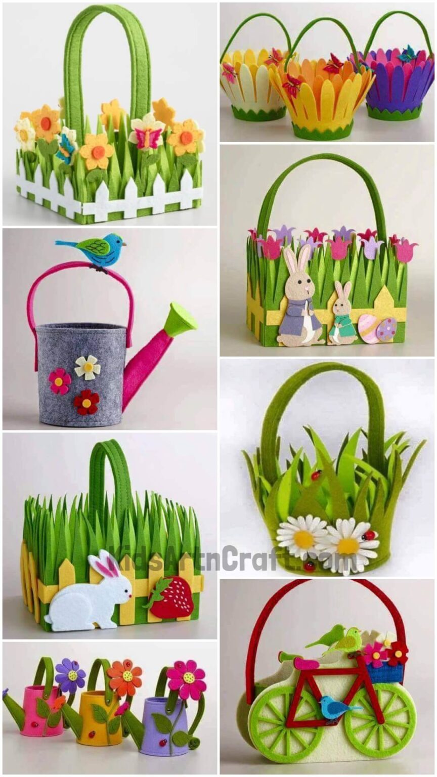 DIY Felt Fabric Multipurpose Craft Ideas - Kids Art & Craft