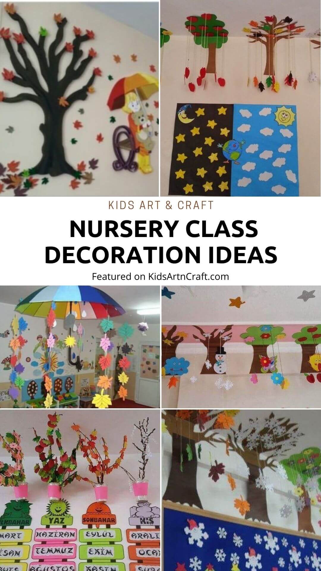 10 Amazing Nursery Class Decoration Ideas - Kids Art & Craft