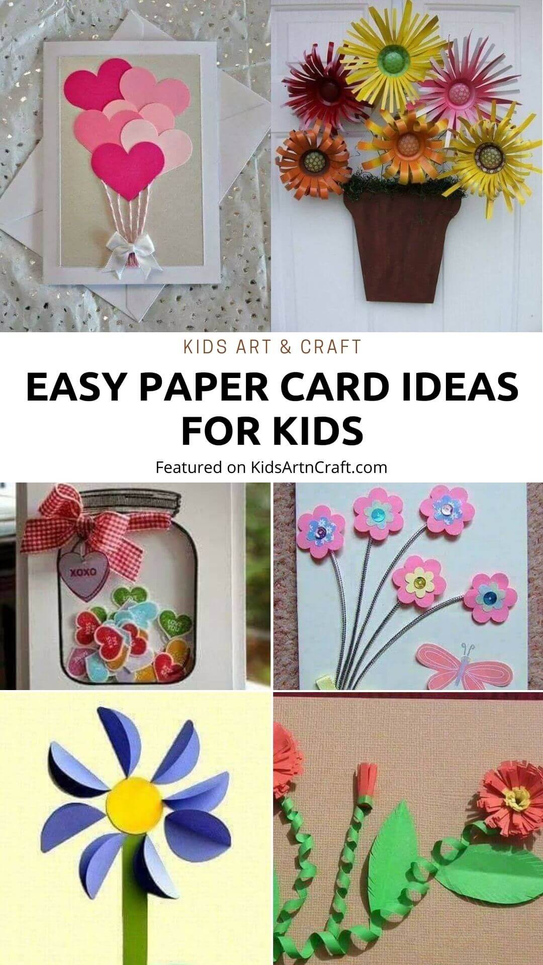Interesting and Easy Paper Card Ideas for Kids - Kids Art & Craft