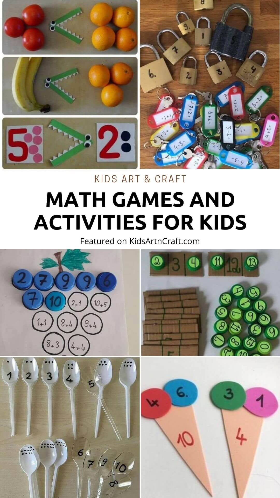 Math Games And Activities for Kids - Kids Art & Craft