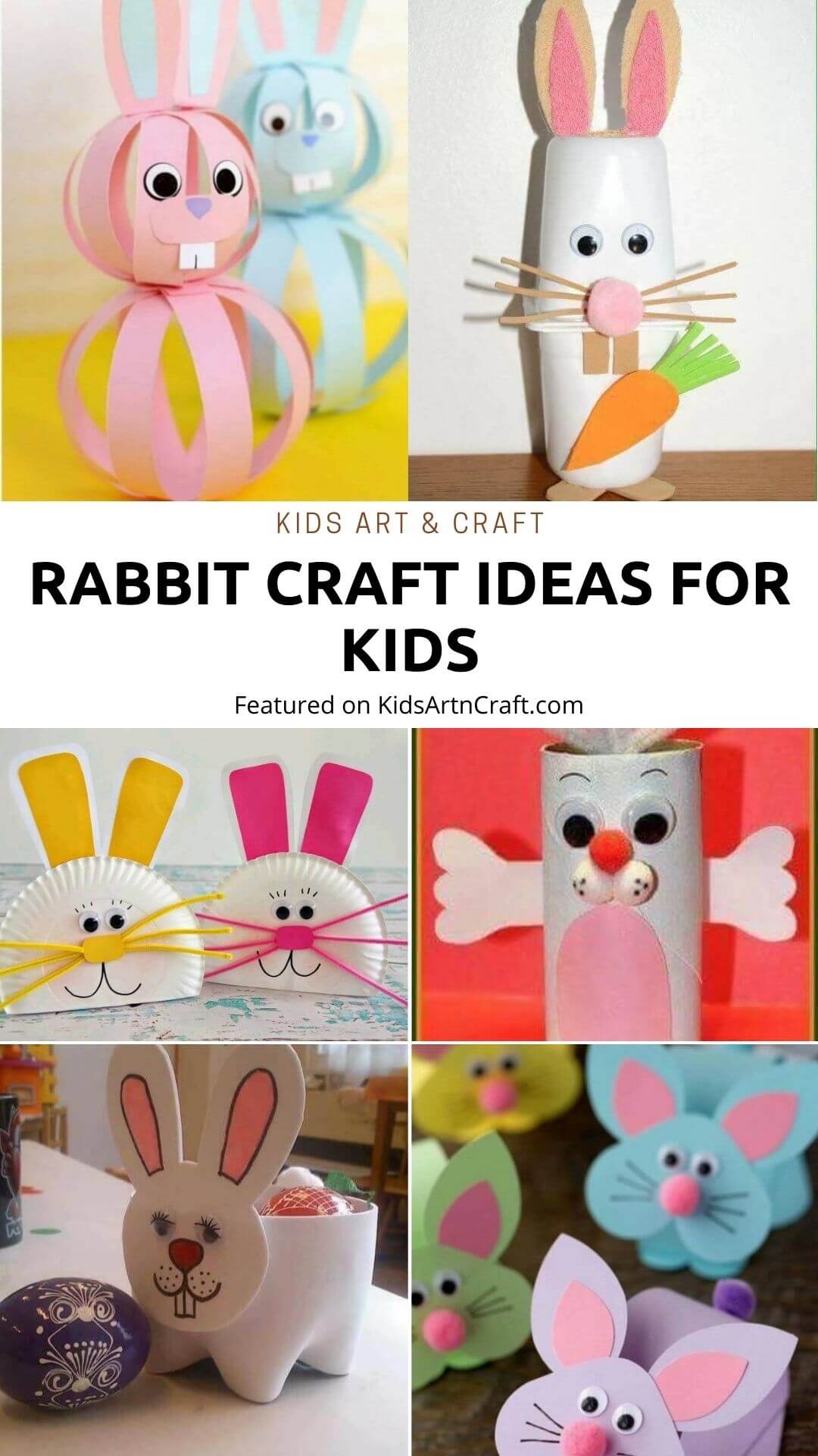 Rabbit Craft Ideas for Kids - Kids Art & Craft