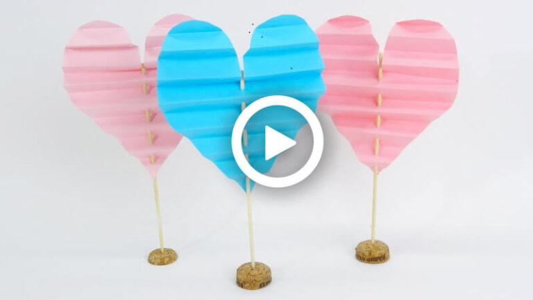 Easy Way to Make Paper Heart - Kids Art & Craft
