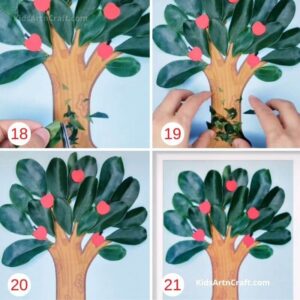 How to Make 3DPaper Tree Painting Step by Step Instructions Easy ...