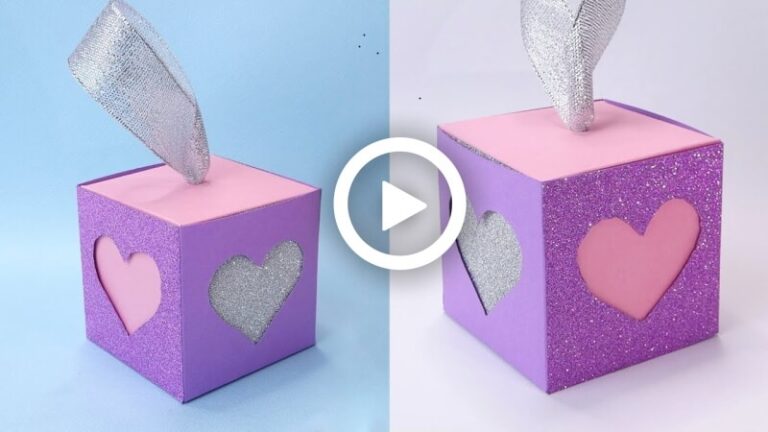 How To Make A DIY Gift Box - Kids Art & Craft