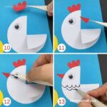 How to Make Paper Circle Hen and Chick Craft - Step by Step ...