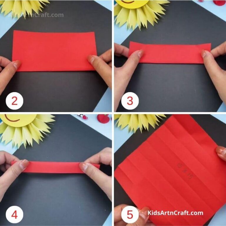 How to Make Paper Sun Toy Step by Step Instructions Easy Tutorial ...