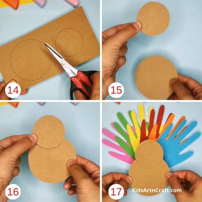 How to Make Paper Craft Turkey for Thanksgiving Step by Step ...