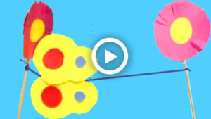 How to Make a Flying Paper Butterfly - Kids Art & Craft