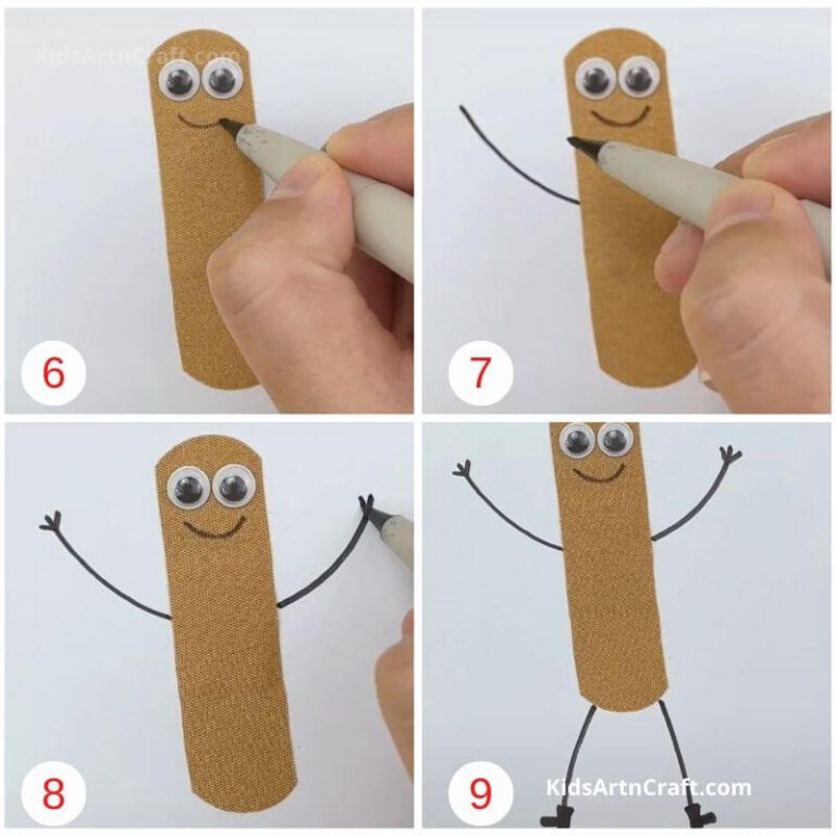 How to Make Band-Aid Get Well Card - Step by Step Instructions - Kids ...