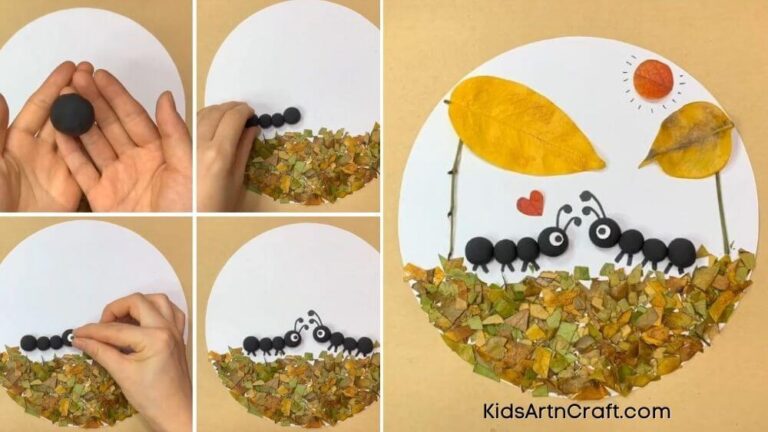 How to Make Dry Leaf Art Project Step by Step Instructions Easy ...