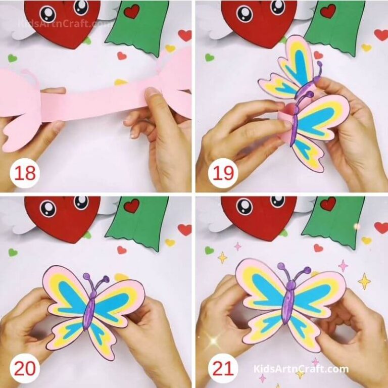 How to Make Paper Butterfly Step by Step Instructions Easy Tutorial ...