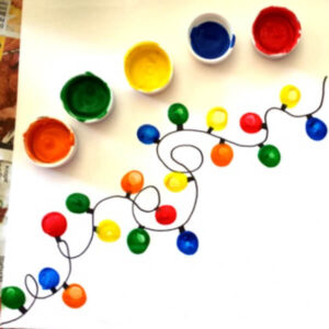 Christmas Light Crafts And Activities For Kids - Kids Art & Craft