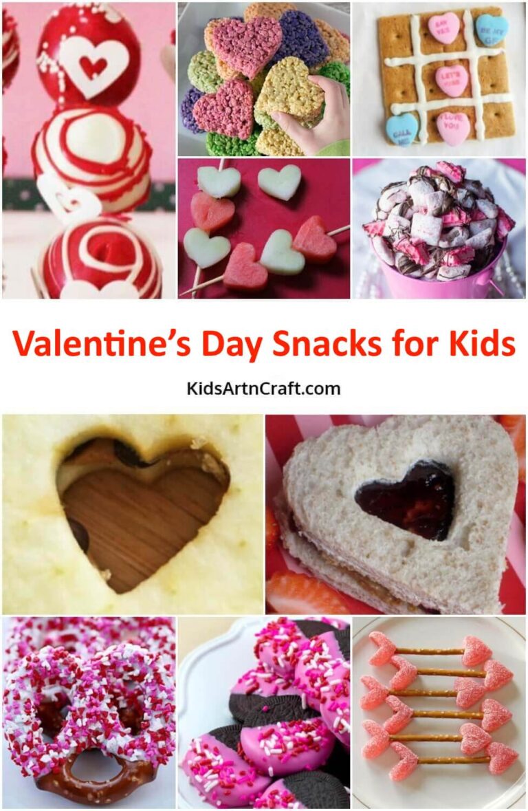Valentine’s Day Snacks for Kids - Kids Art & Craft