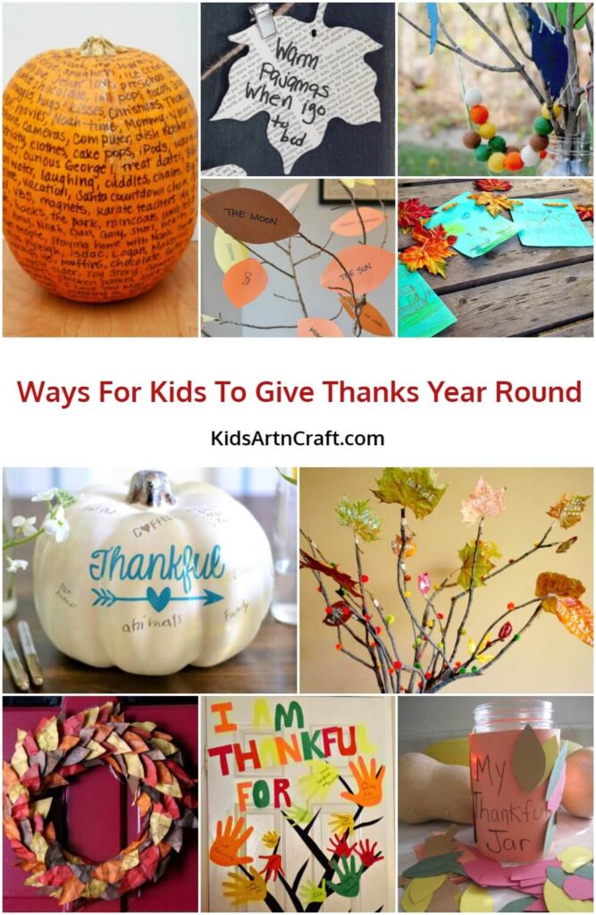 7 Crafty Ways for Kids on Thanksgiving to Say Thanks - Kids Art & Craft