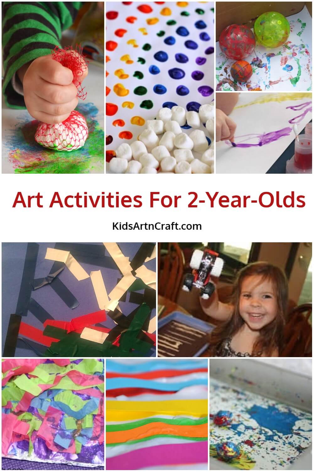 Art Activities For 2-Year-Olds - Kids Art & Craft