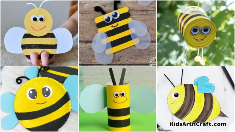 Bee Crafts for School Projects - Kids Art & Craft