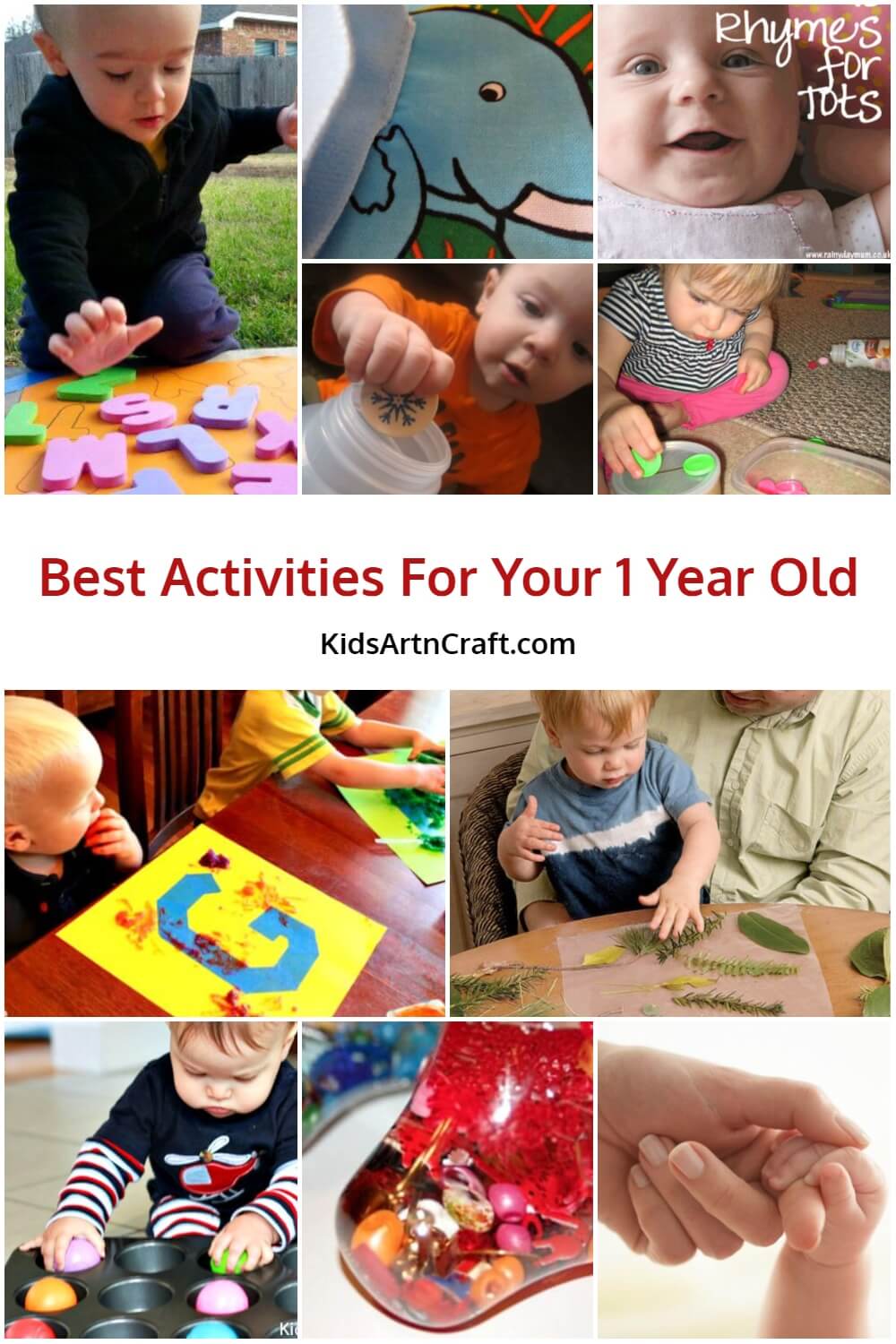 Best Activities For Your 1 Year Old - Kids Art & Craft