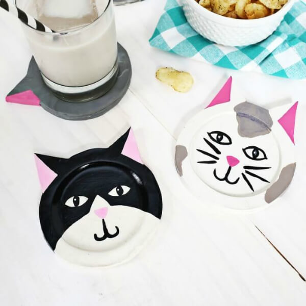 DIY Easy Cat Crafts For Kids - Kids Art & Craft